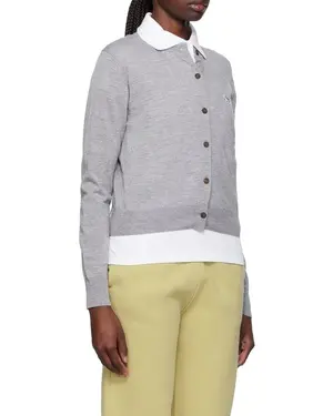 Maison Kitsuné Baby Fox Patch Regular Cardigan