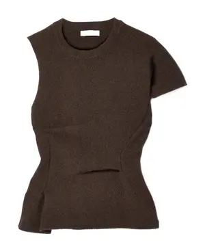 THE ROW Asymmetrical Knit Sweater