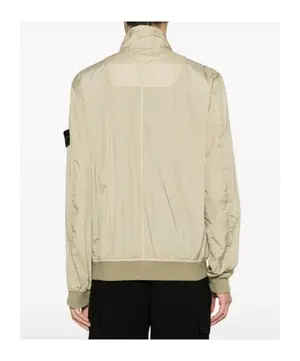 Stone Island Logo Patch Zip-up Jacket