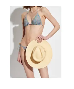 Etro Paisley Printed Triangle Bikini Set - Gray