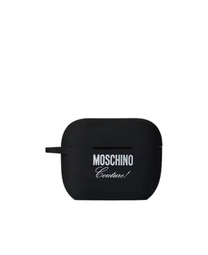 Moschino Logo Airpods Pro Headset Protective Cover - Black