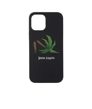 Palm Angels Broken Palm Iphone 12 Pro Max Mobile Phone Case - Black