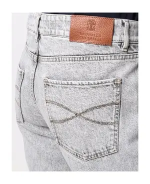 Brunello Cucinelli Stonewashed Slim-fit Jeans