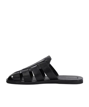 Prada Leather Fisherman Mules