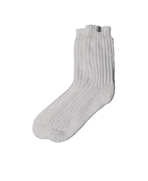 Brunello Cucinelli Ribbed Knit Socks - Gray