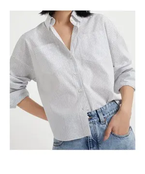 Brunello Cucinelli Striped Cotton Poplin Shirt