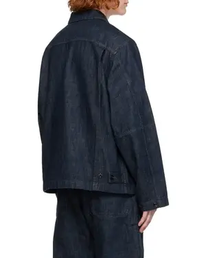 LEMAIRE Collared Button-up Denim Jacket