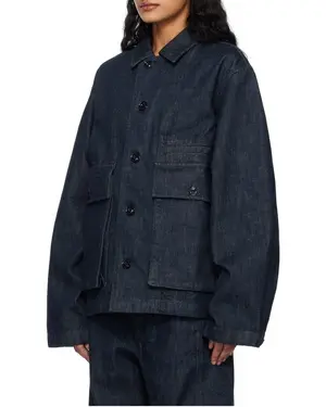 LEMAIRE Collared Button-up Denim Jacket