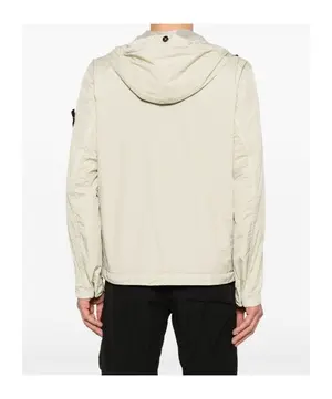 Stone Island Hooded Jacket With Compass Logo