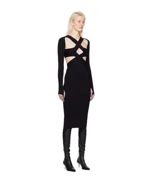 DION LEE Harness Bra Dress