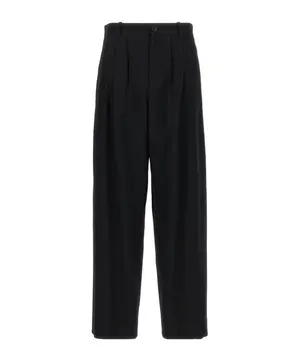 THE ROW Straight-leg Pleat-detailed Trousers