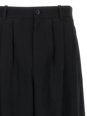 THE ROW Straight-leg Pleat-detailed Trousers