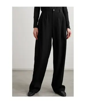 THE ROW Straight-leg Pleat-detailed Trousers
