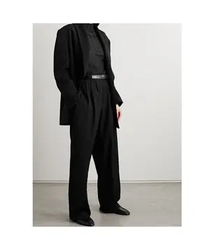 THE ROW Straight-leg Pleat-detailed Trousers