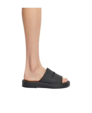 FERRAGAMO Embossed Logo Slides
