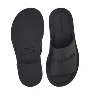 FERRAGAMO Embossed Logo Slides
