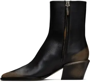 Paris Texas Bettina Ankle Boots - Black