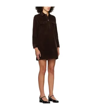 A.p.c. Mia Corduroy Shirt Dress