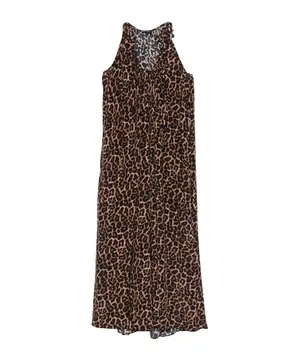 ANINE BING Sleeveless Maxi Dress - Leopard