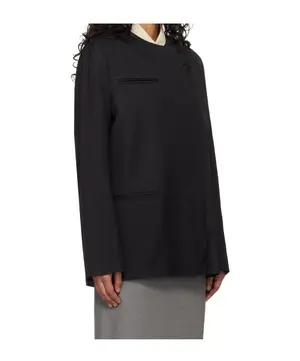 Loulou De Saison Bono Asymmetrical Welt Pocket Jacket