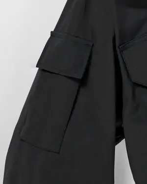 Canada Goose Chest Logo-patch Parka Coat - Black