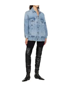 Khaite Marfa Square Toe Knee-high Boots
