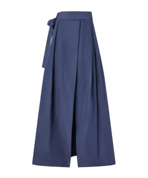 Pinko Pleated Waist-belt Maxi Skirt