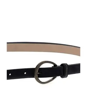 Brunello Cucinelli Monili Embellished Buckle Belt