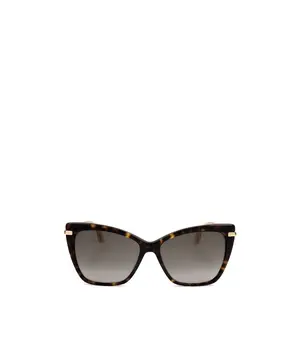 JIMMY CHOO Cat Eye Frame Sunglasses - Gray