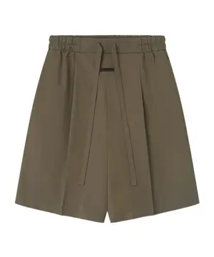 Fear Of God Mid-rise Drawstring Pleated Shorts