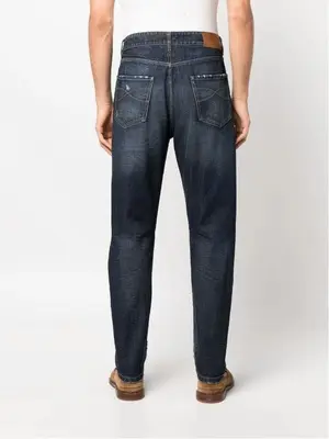 Brunello Cucinelli Mid-waist Straight Leg Jeans