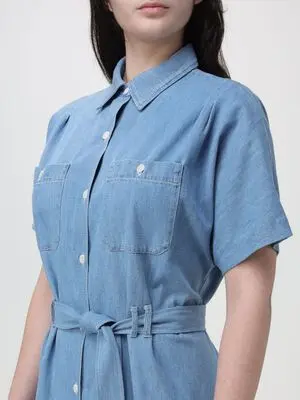 A.p.c. Drew Denim Midi Dress