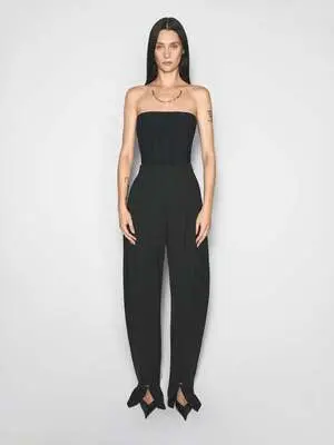 MUGLER Strapless Boning Detail Top