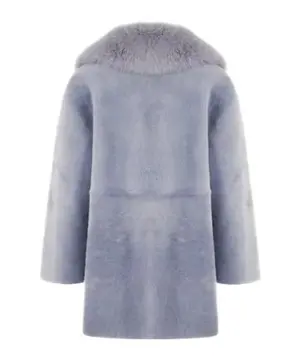 BLANCHA Long-sleeved Fur Coat