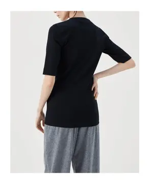 Brunello Cucinelli Monili Chain-embellished V-neck T-shirt - Black