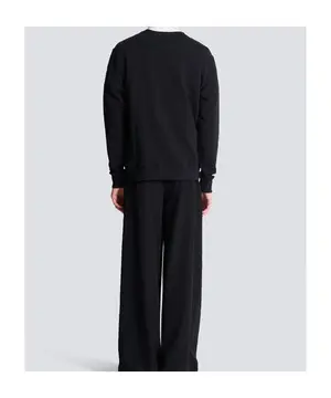 Balmain Logo Printed Crewneck Sweatshirt