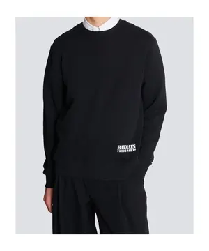 Balmain Logo Printed Crewneck Sweatshirt