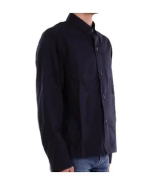 C.P. COMPANY Logo Plaque Poplin Shirt