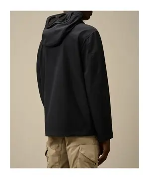 C.P. COMPANY Medium Jacket With Goggle Hood - Blue