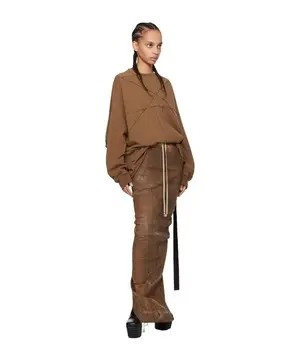 Rick Owens Drawstring Waist Maxi Skirt