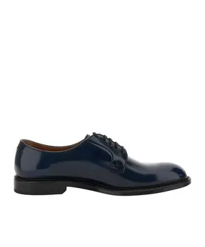 DOUCAL'S Lace Up Round Toe Shoes