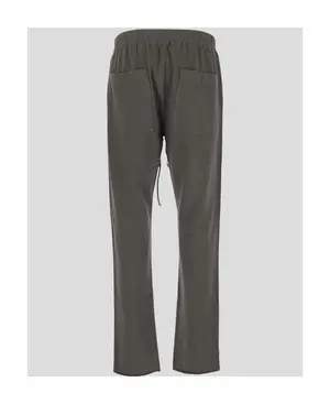 Rick Owens Berlin Organic Cotton Drawstring Trousers - Black