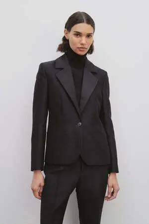 THE ROW Single-breasted Wool Blazer