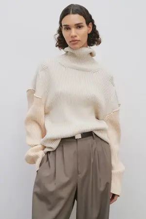 THE ROW Dua Drop-shoulder Ribbed Jumper