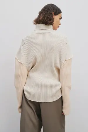 THE ROW Dua Drop-shoulder Ribbed Jumper