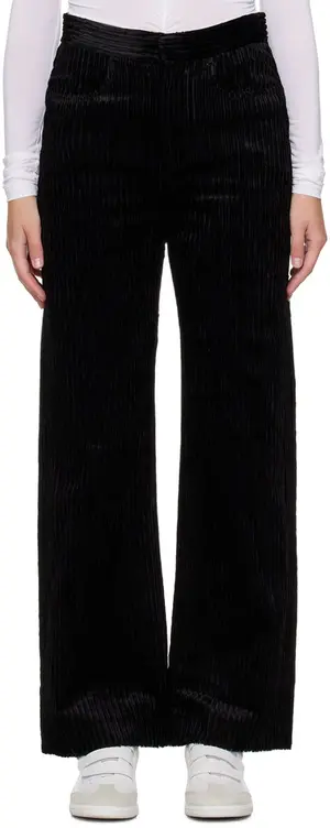 Isabel Marant Étoile Ribbed Wide Leg Trousers