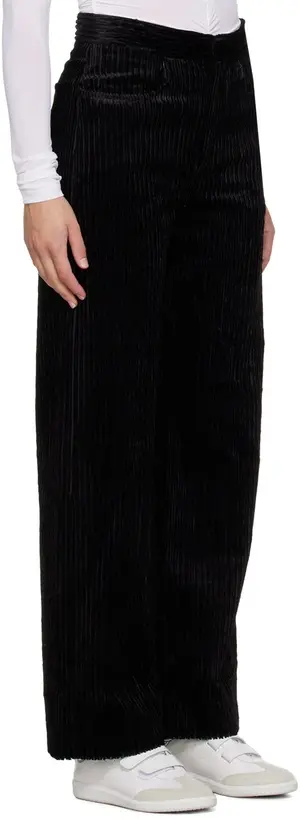 Isabel Marant Étoile Ribbed Wide Leg Trousers