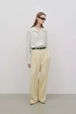 THE ROW Tor Pleated Casual Pants
