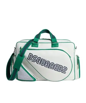 Dsquared2 Logo Embroidered Tote Bag - White