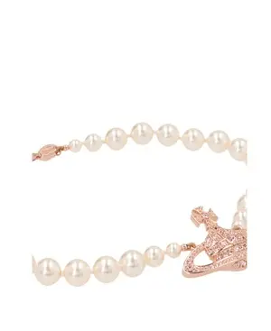 VIVIENNE WESTWOOD Pearl Orb Charm Necklace